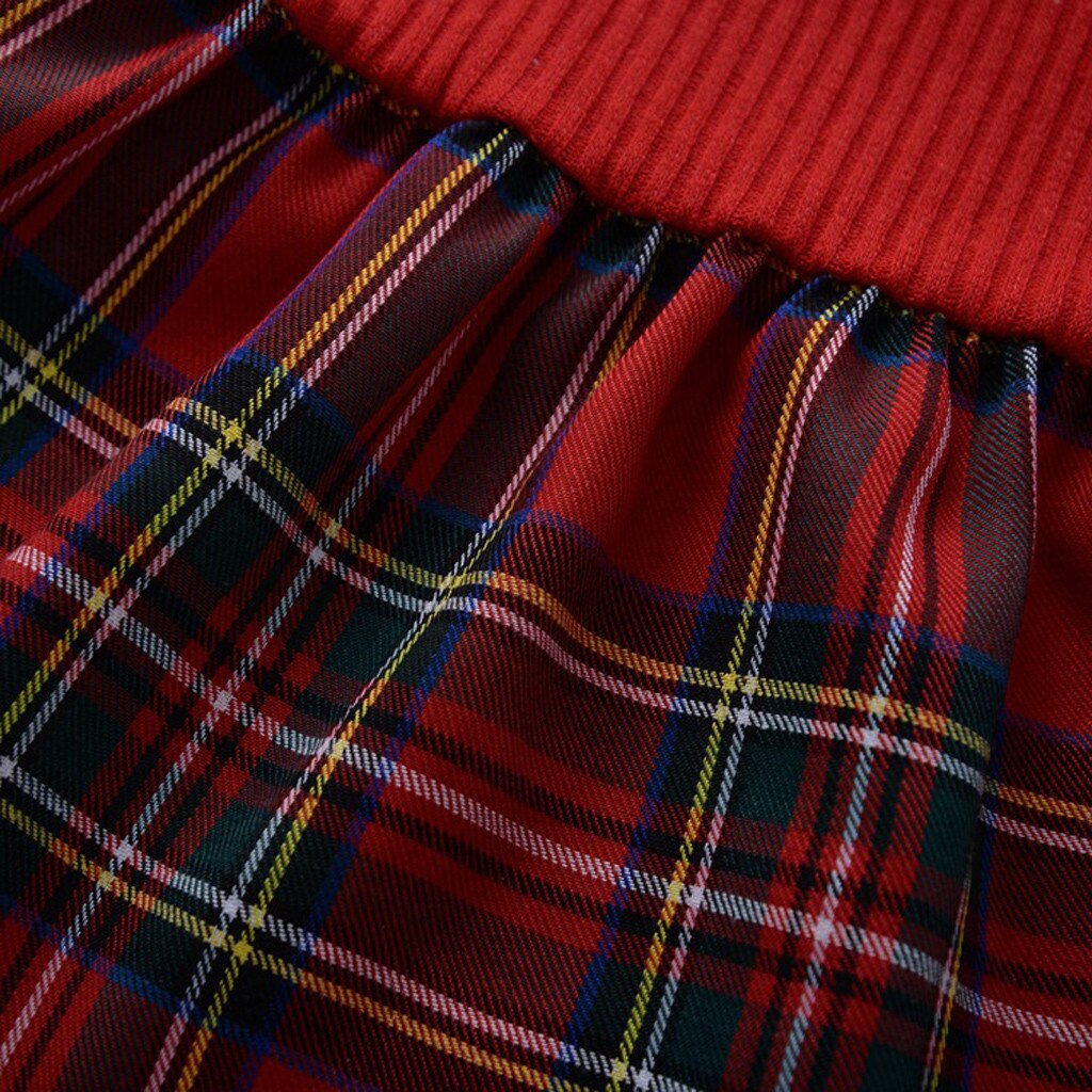 Peuter Kids Baby Meisjes Gebreide Plaid Strik Prin... – Grandado