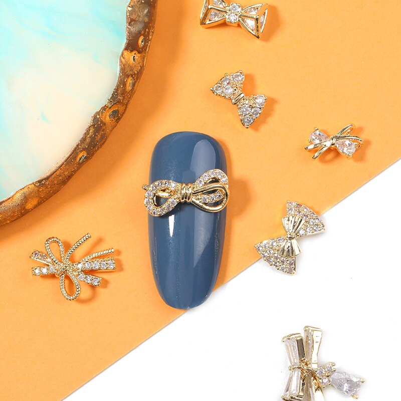 2pc water Crystal Dangle Chain Charms Nail Sierade... – Grandado