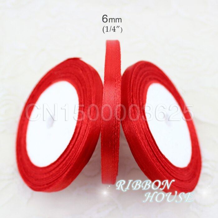 (25 yards/roll ) 1/4" (6mm) Red Single Face S... – Vicedeal