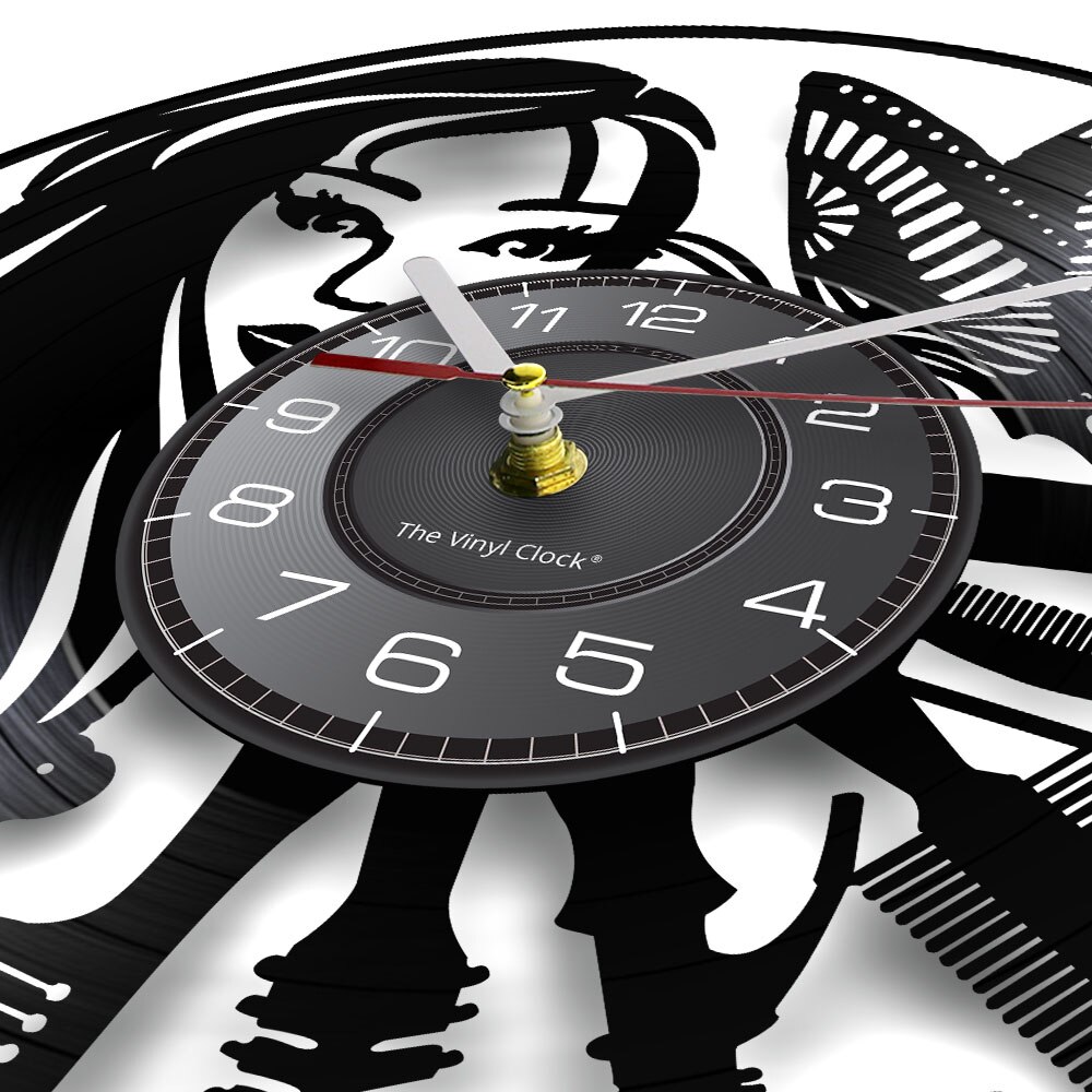 Barber Shop Sign Silent Haircutting Wall Clock Hai... – Grandado