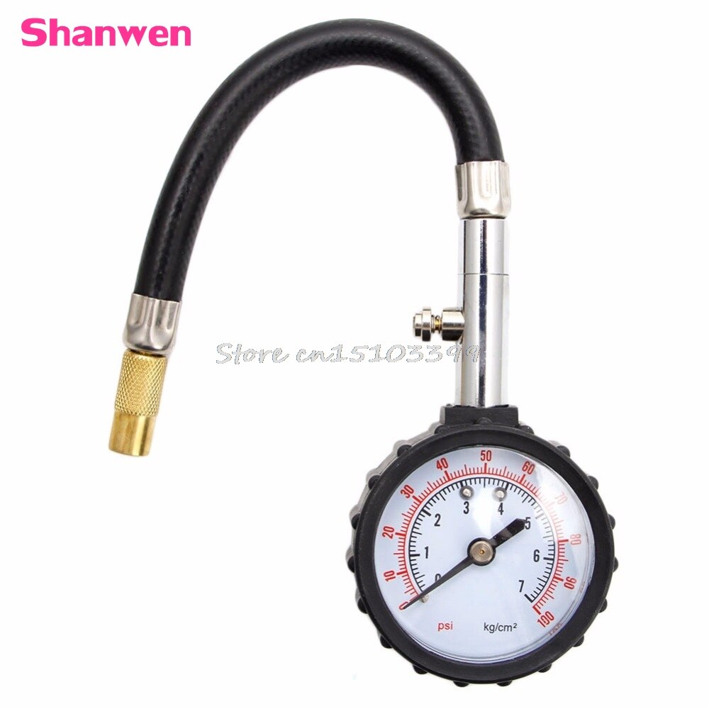 0-100PSI Auto Truck Auto Motor Band Band Luchtdruk... – Grandado