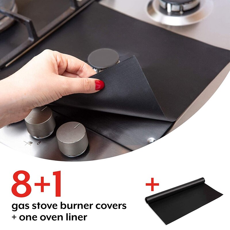 Stove Burner Covers with Oven Liner - Round, Non-S... – Grandado