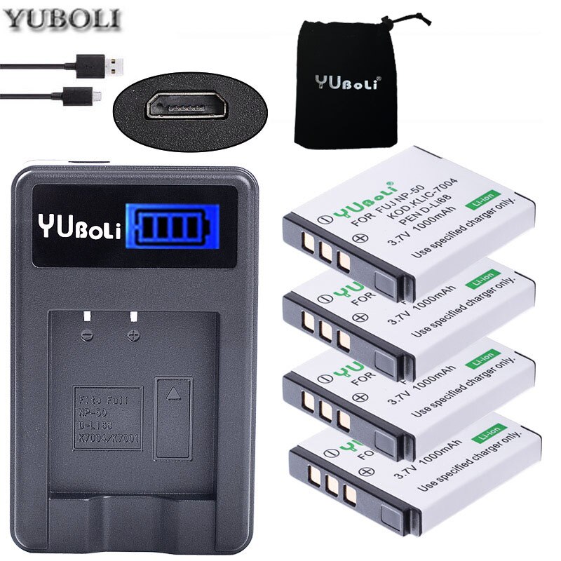 Bateria NP-50 NP50 NP 50 batería para Fuji FinePix... – Grandado