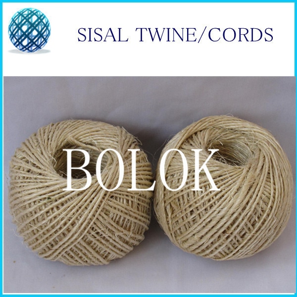 1 piece (80m)natural sisal fibre twine (dia.: 1.5m... – Vicedeal