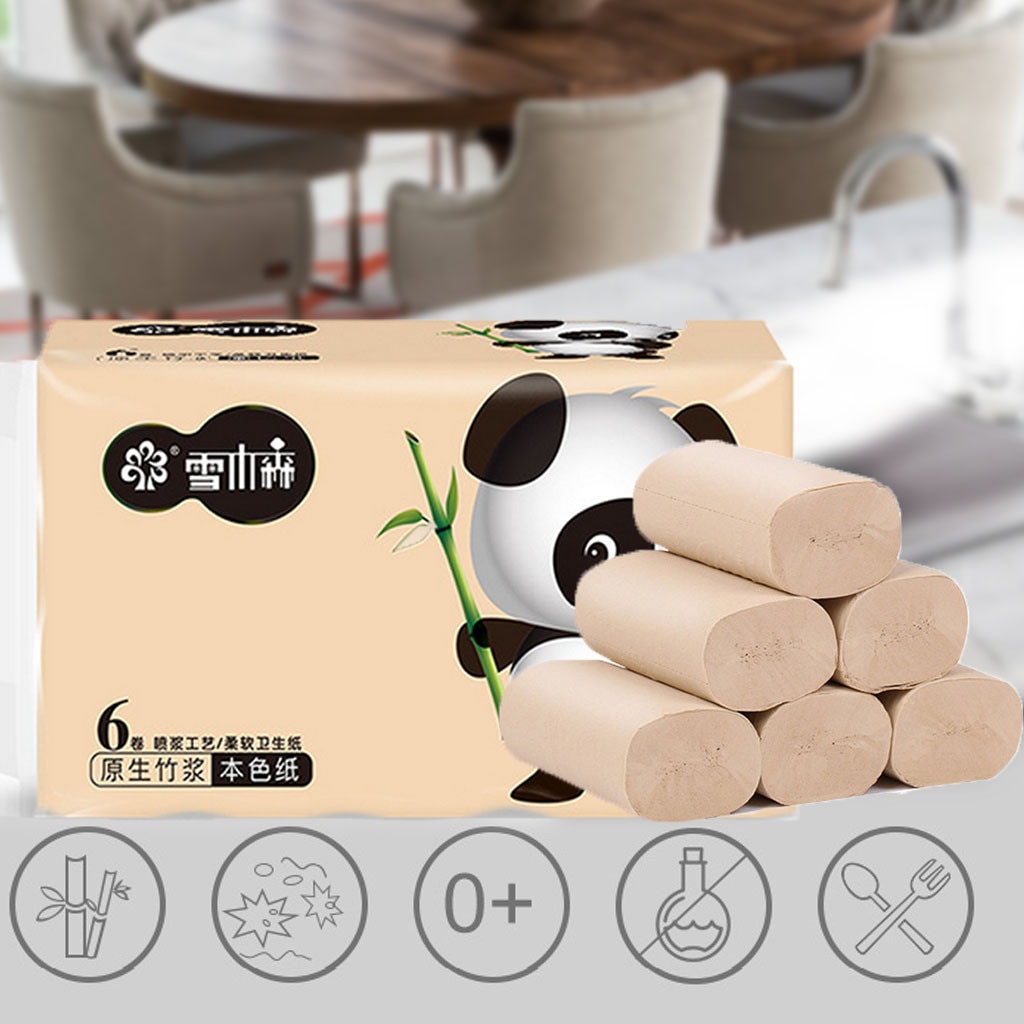 6 Packs Of Bamboo Pulp Pumping toilettenpapier Toi... – Vicedeal