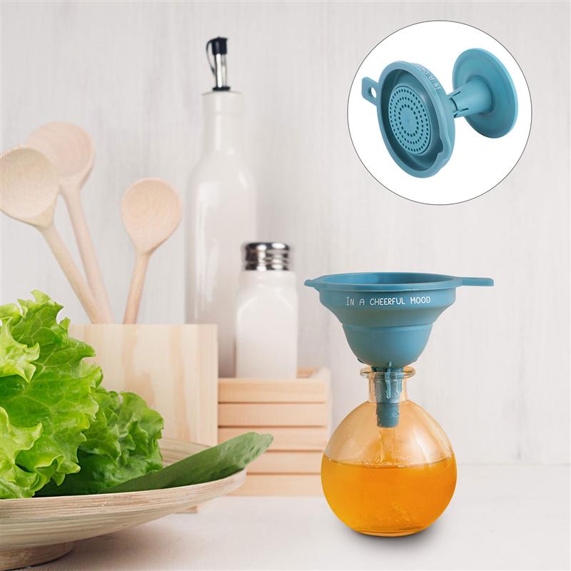 1Pc Foldable Mini Funnel Liquid Separator Kitchen ... – Vicedeal