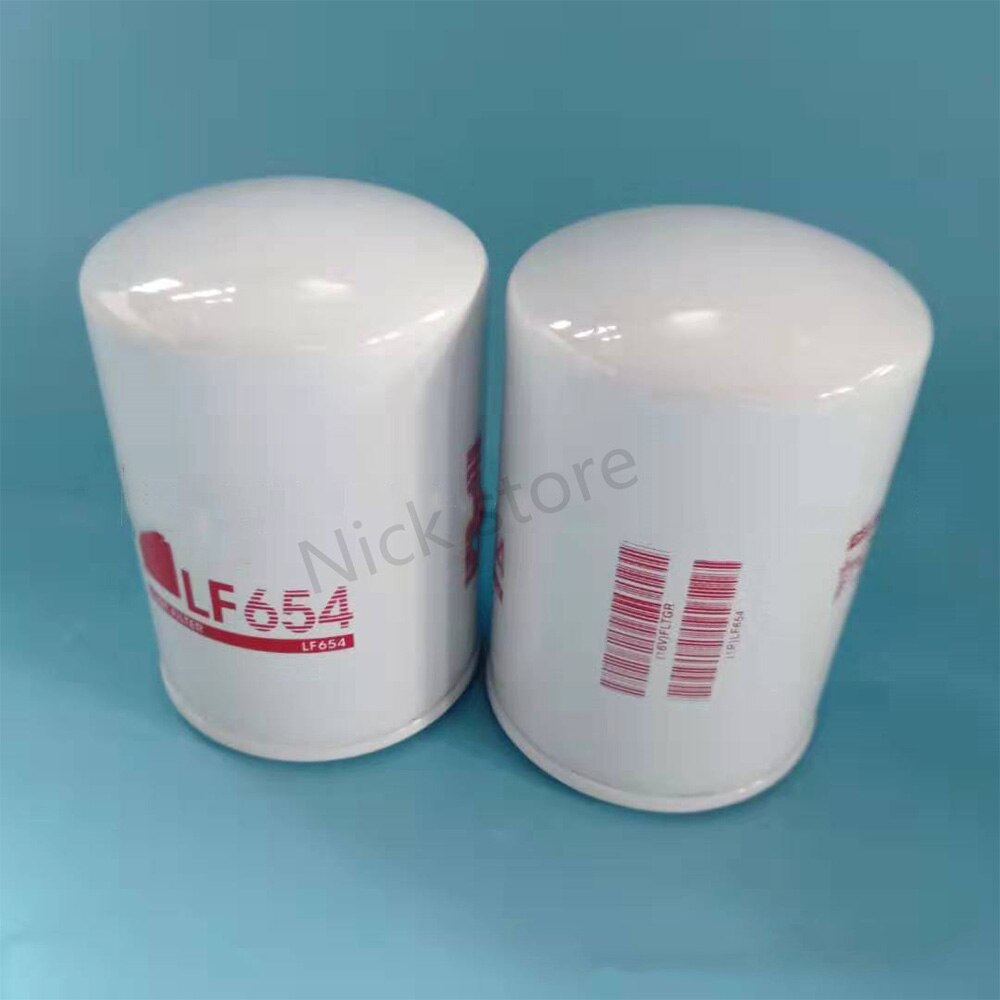 2 Pcs Oil Filter Element LF654 For Fleetguard Repl... – Grandado