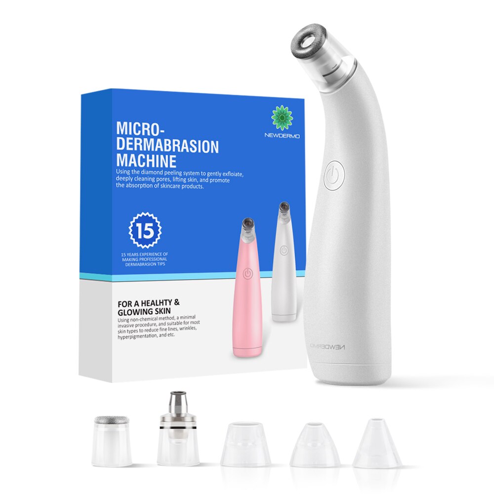 NEWDERMO 2 in 1 Microdermabrasion & Blackhead Remo... – Vicedeal