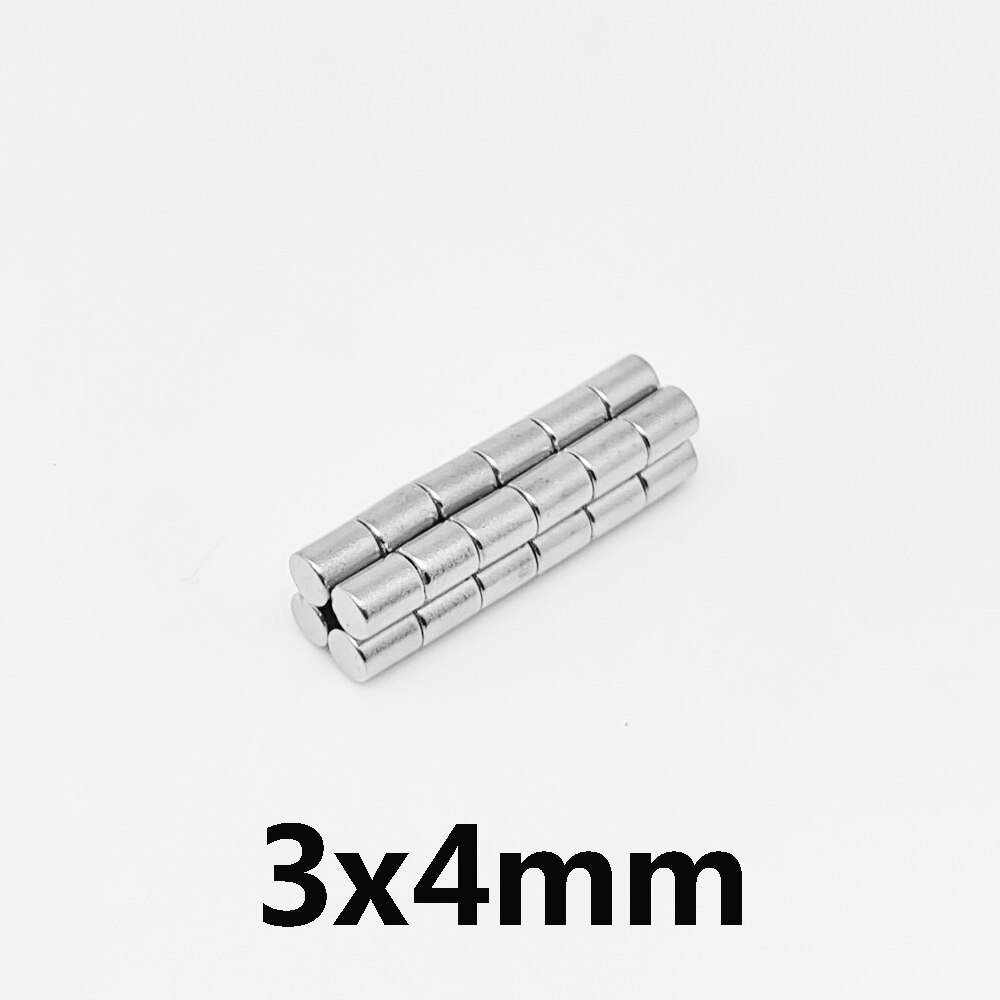 50/100/200/500/1000/2000PCS 3x4 Strong Rare Earth ... – Grandado