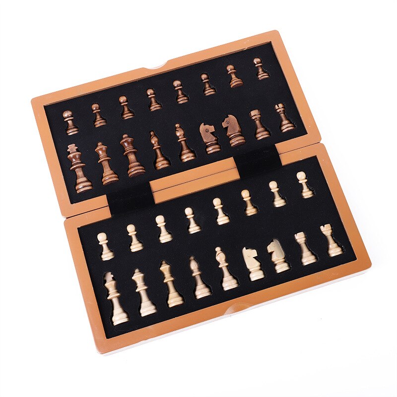 4 Queens Magnetic Chess Wooden Chess Set Internati... – Grandado