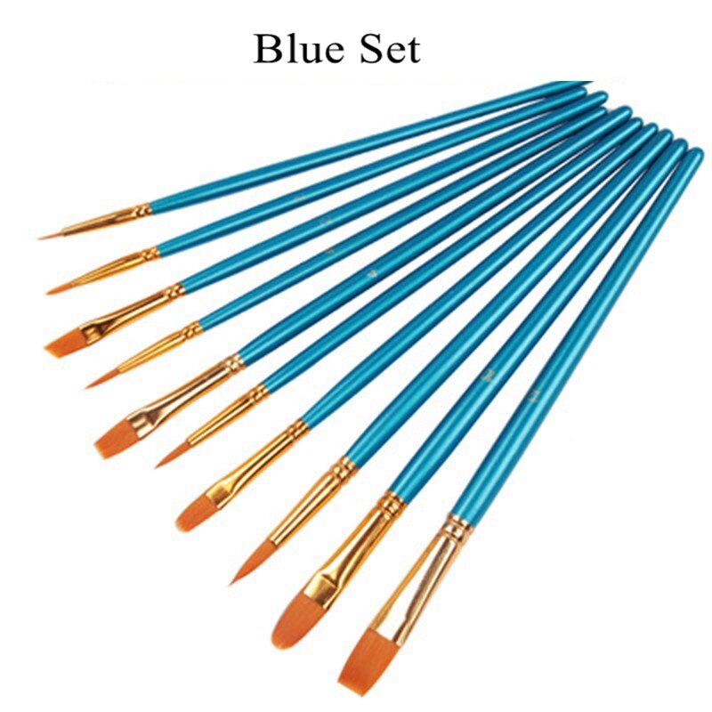 Penselen Set :10 Stks/set Verschillende Vorm Ronde... – Grandado