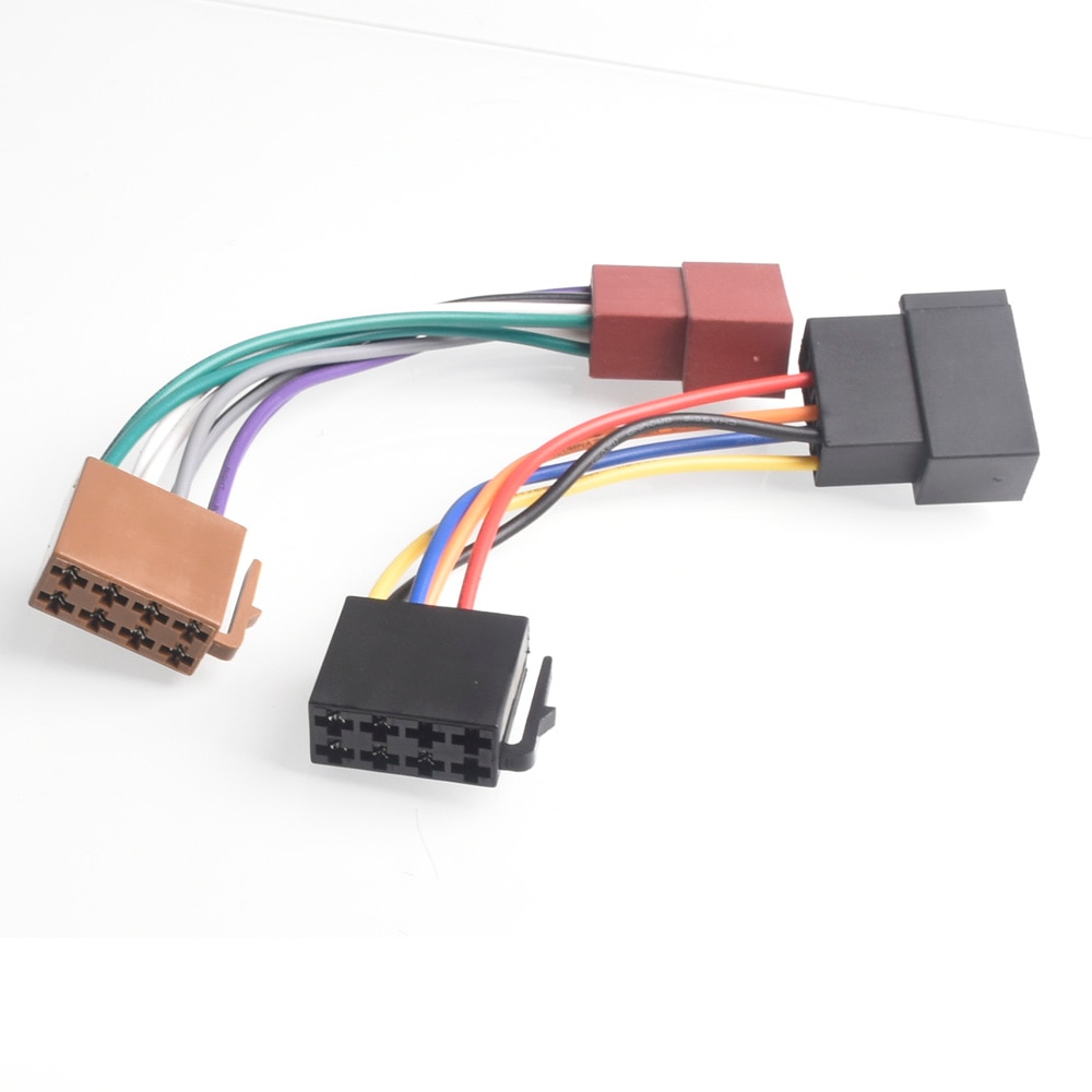 1 par bil iso radiokontakt adapter ledningsnät – Vicedeal
