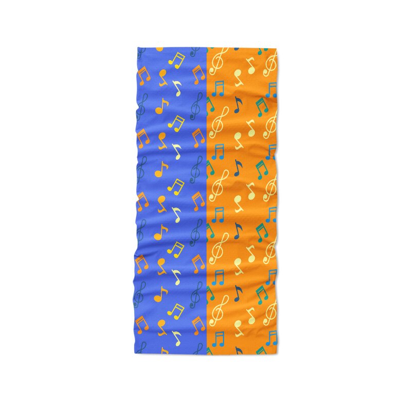 Nyhet hijab halsduk 3d tryckt musik symbol mönster... – Vicedeal