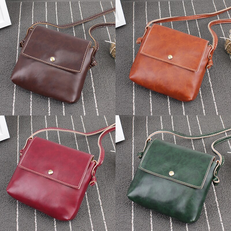 Women Simple Solid 6 Color Messenger Shoulder Bag ... – Vicedeal