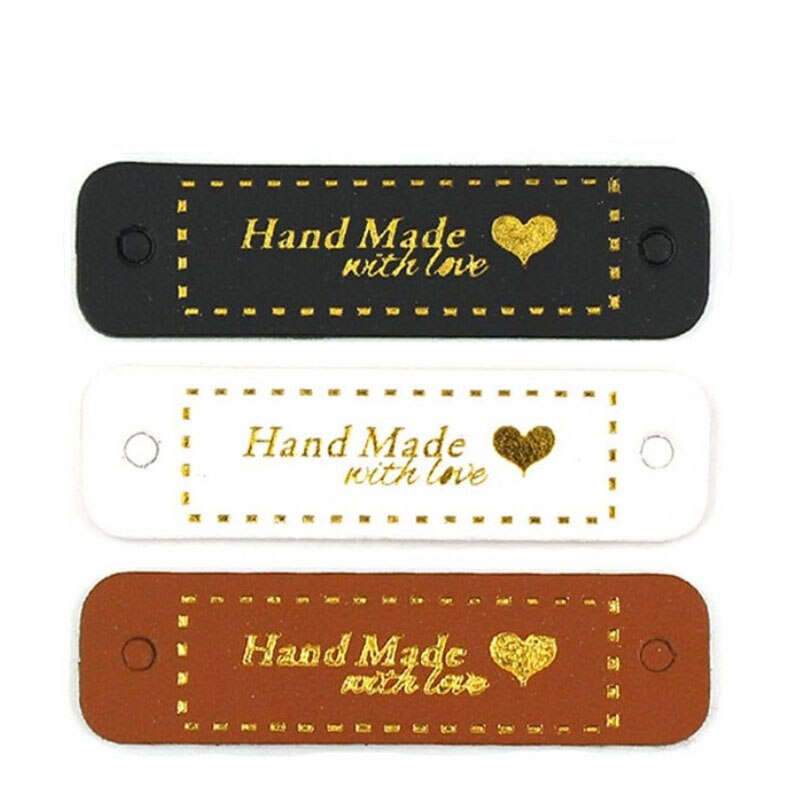 Handmade Tags Handmade Leather Knitting Label For ... – Grandado