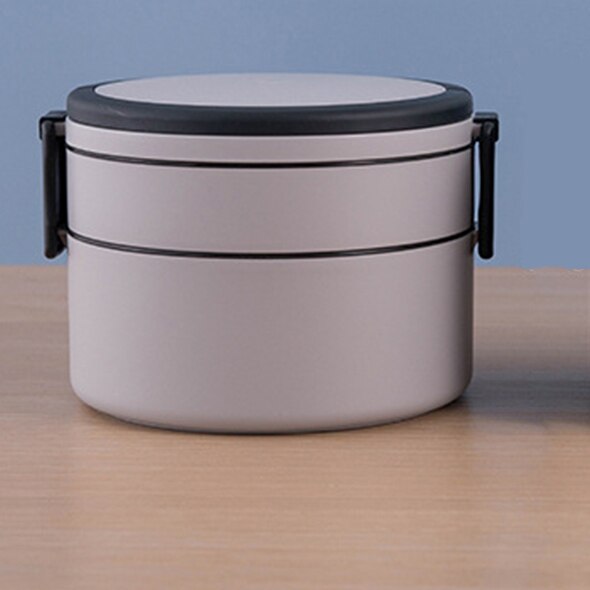 1pcs Stackable Bento Lunch Box with Handle 2-Tier ... – Grandado