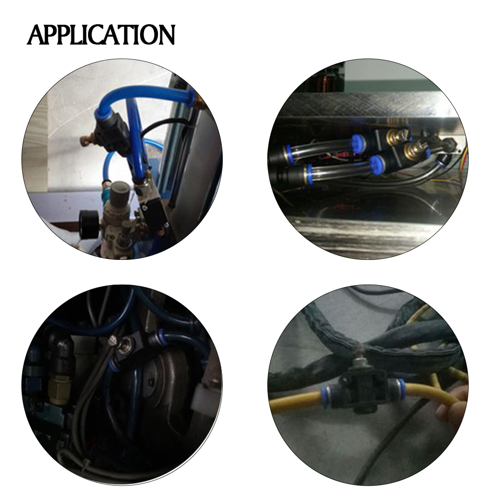 4 6 8 10 12mm Tube Push in to Connect Fittings T-s... – Vicedeal