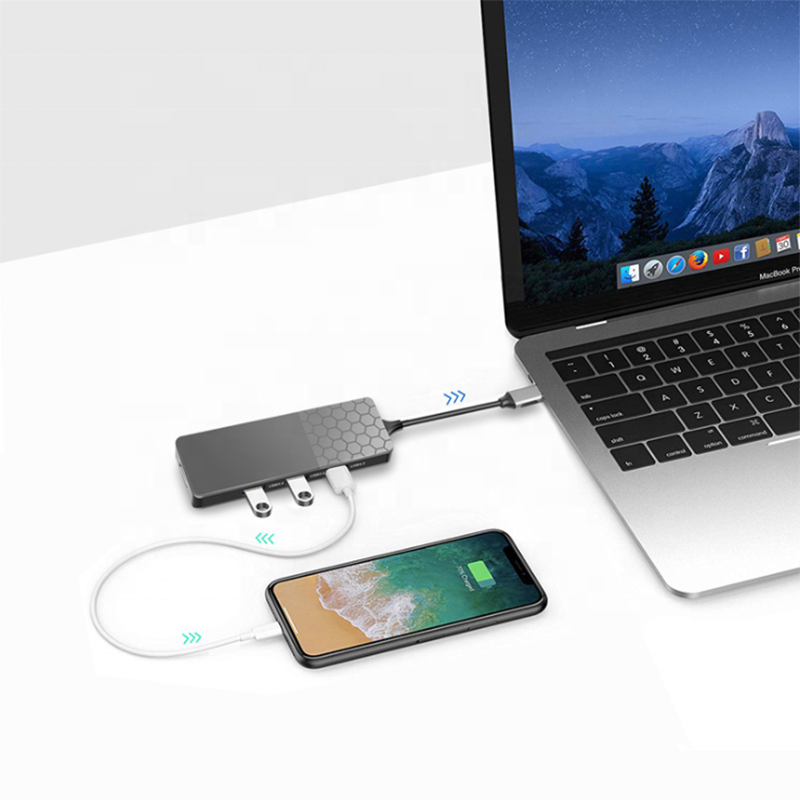 Multifunctional USB Hub with Type C connector 7 in... – Grandado