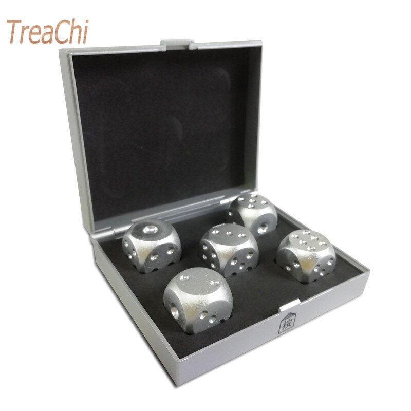 Portable Metal Aluminium Alloy Dice Poker Game Dic... – Vicedeal