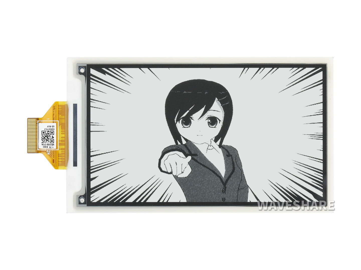 3.7inch E-Paper E-Ink Raw Display, 480×280 Pixels,... – Grandado