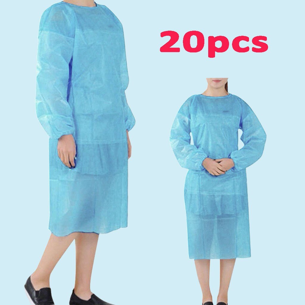 3/5/10/20PCSDisposable Clothes Gown Overalls Green... – Grandado