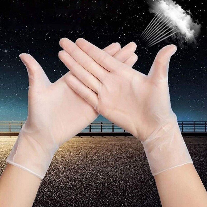 100 Pcs Disposable PVC Nursing Inspection Gloves S... – Vicedeal