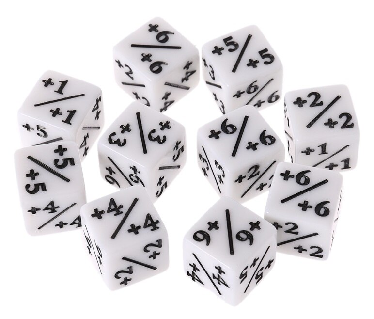 10Pcs Math Fraction Dices Dies Six Sided D6 For Ki... – Grandado
