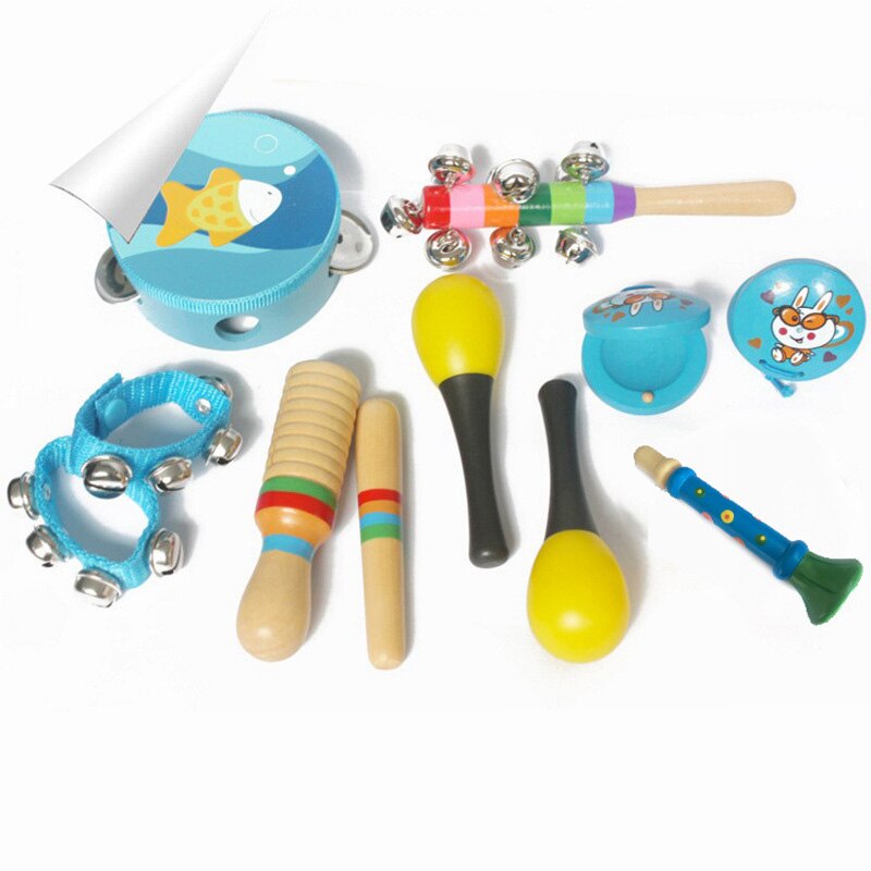 Children's Musical Instrument Combination Wooden E... – Grandado