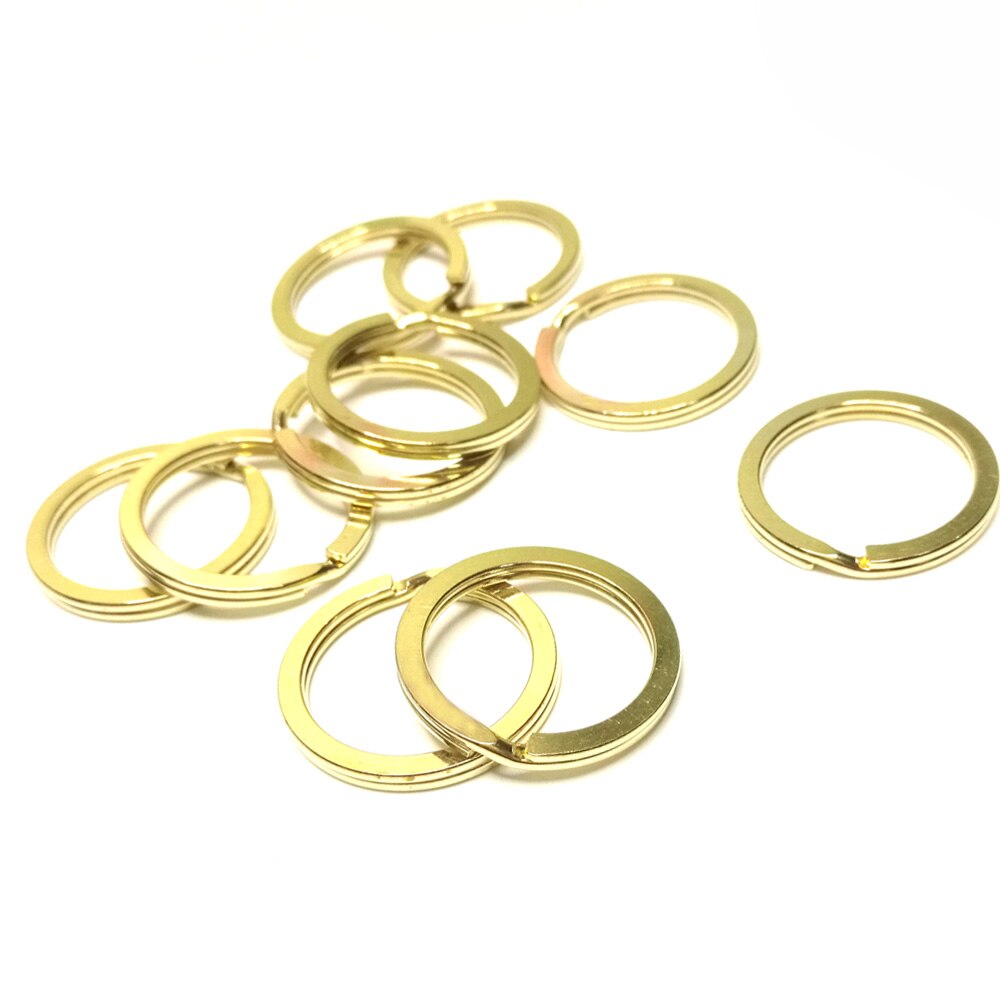 10PCS Brass Split Rings Key Chain Hook Loop Hoop K... – Grandado