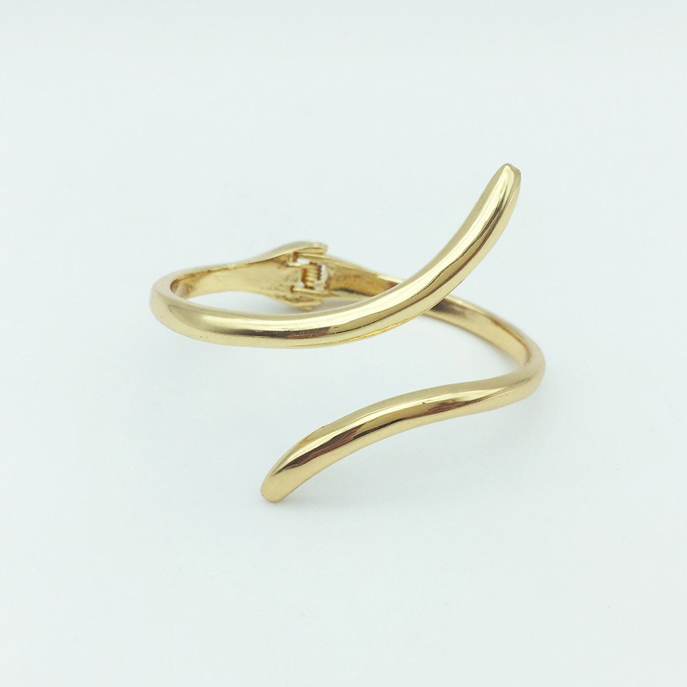 gold color women cuff bangle simple bangle & brace... – Grandado