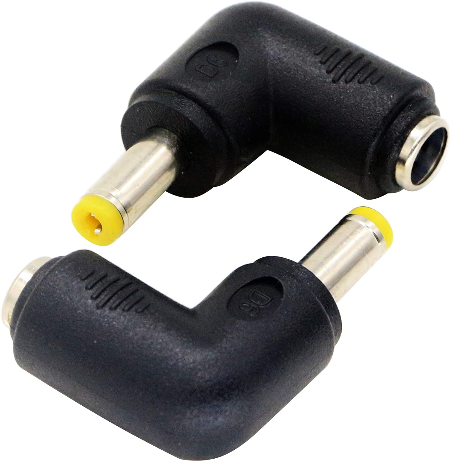 2pack DC4.8x1.7mm Male 90 Degree Angle to DC5.5x2.... – Grandado