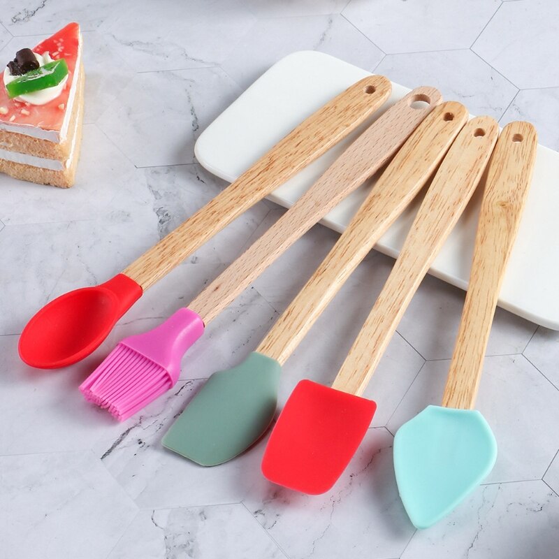 Kitchen Cooking Utensil Set with Wooden Handle Erg... – Grandado