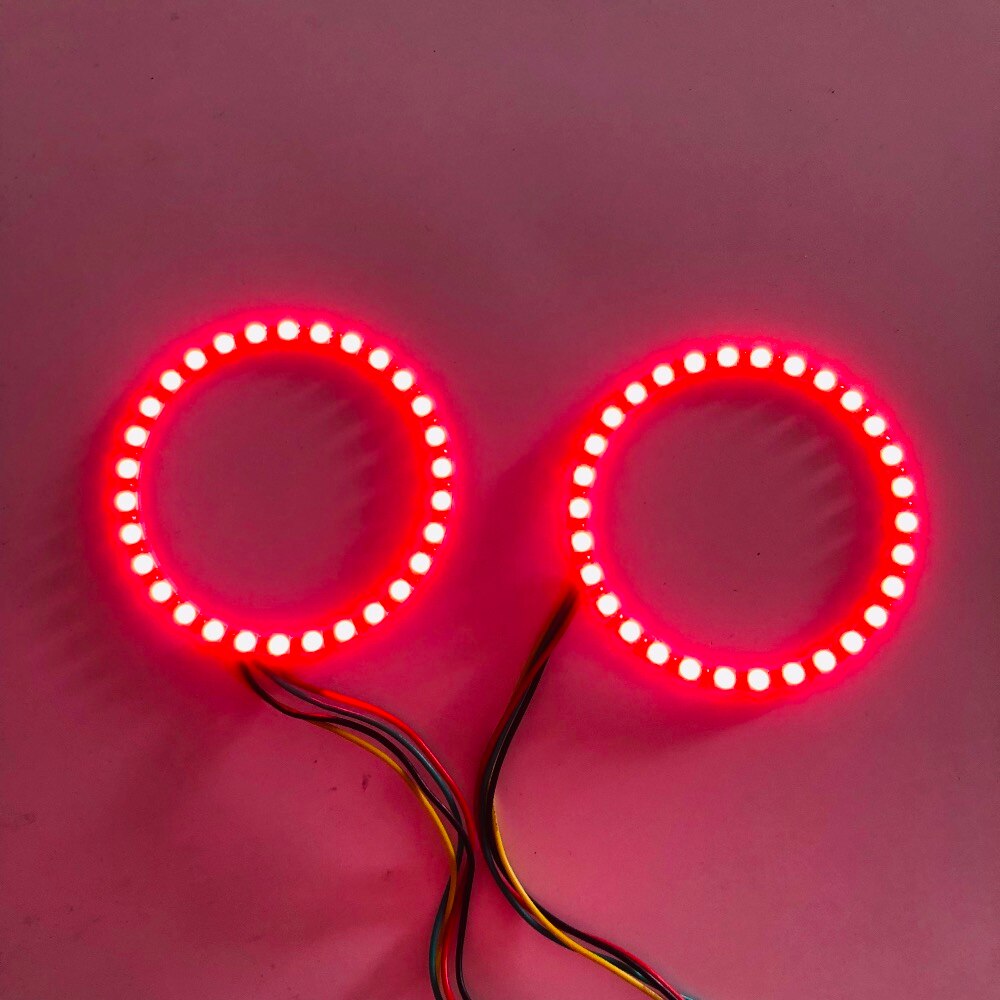 2 stücke RGB universal auto auto led angel eyes ba... – Vicedeal