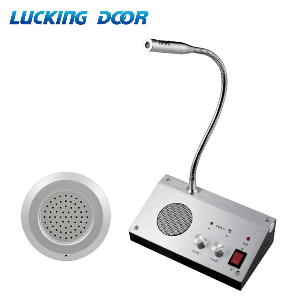 Window Speaker Counter Dual Way Intercom for Bank ... – Vicedeal