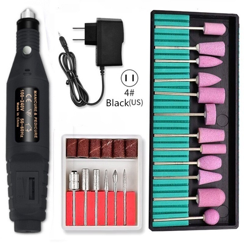 Mini Electric Nail Drill Machine Nail Art Polish G... – Grandado