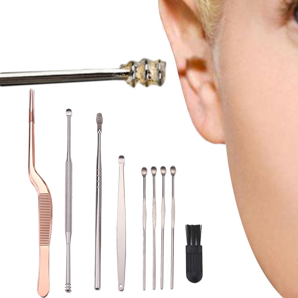 9Pcs/Set with box Stainless Steel Ear Wax Pickers ... – Vicedeal