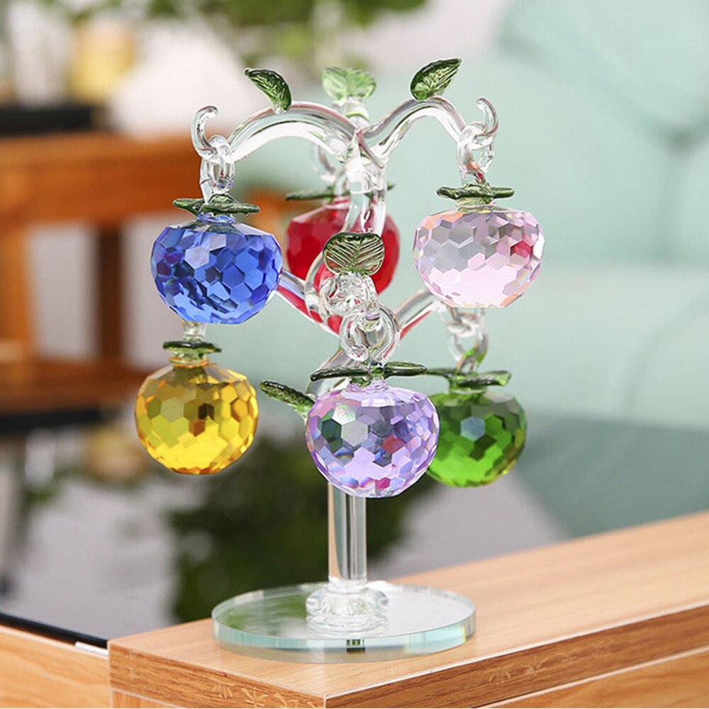 DIY Christmas Crystal Apple Tree Decoration Apples... – Vicedeal
