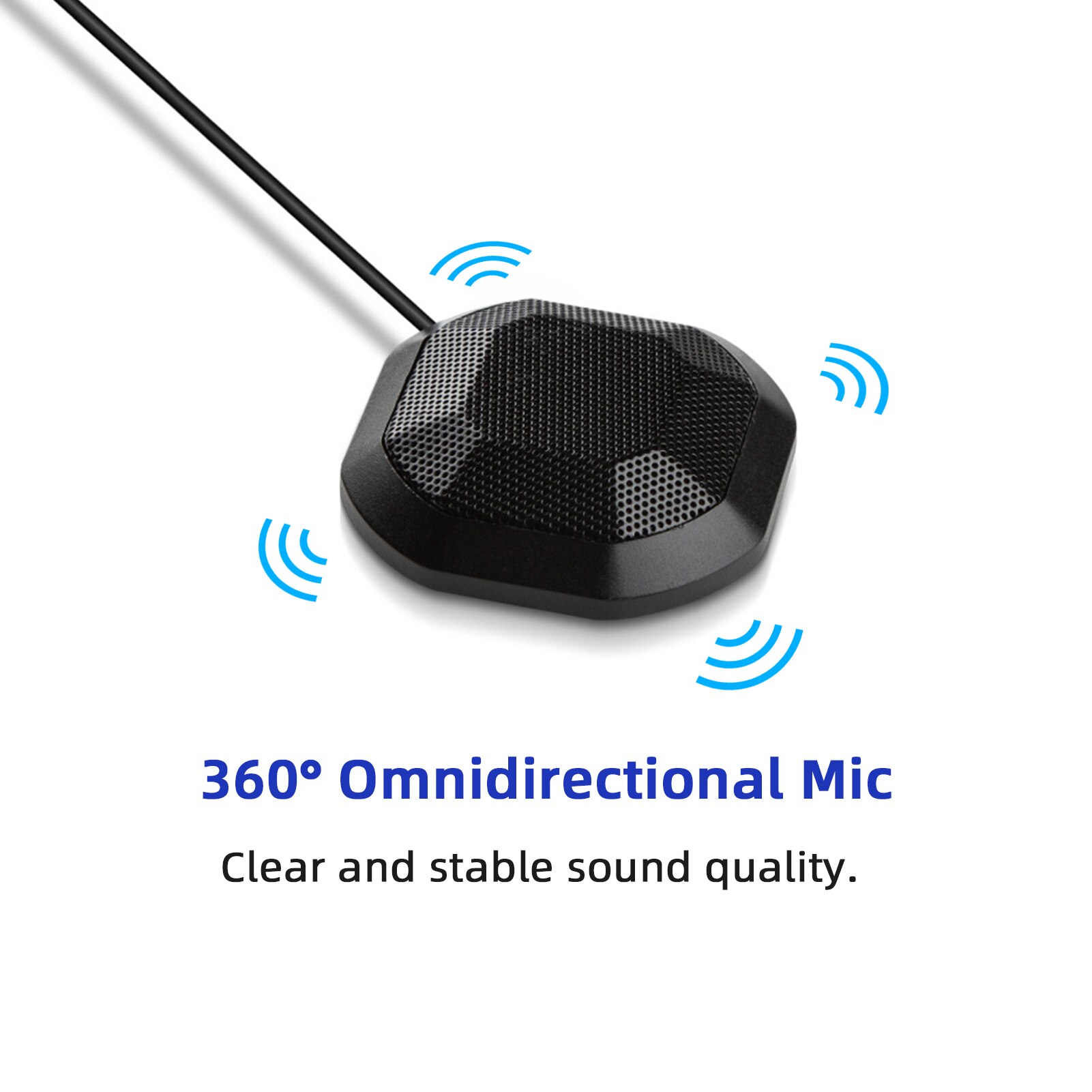 USB Conference Microphone 360° Omnidirectional Con... – Vicedeal