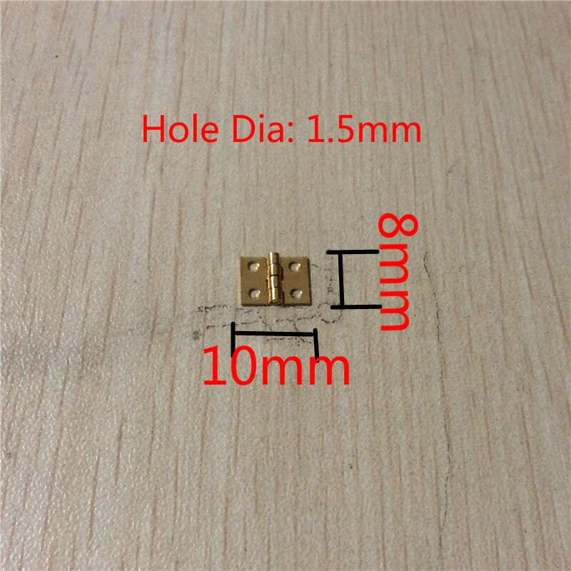 300/200/100/50 stk 10 x 8mm messinger mini hengsel... – Grandado