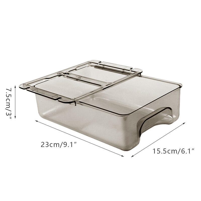 Under Desk Drawer Organizer Transparent Table Stor... – Grandado