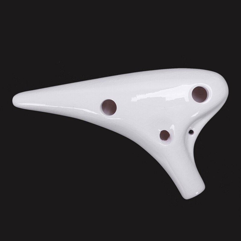 Porzellan Keramik Ocarina Flöte 12-Loch Alto C Ac ... – Vicedeal