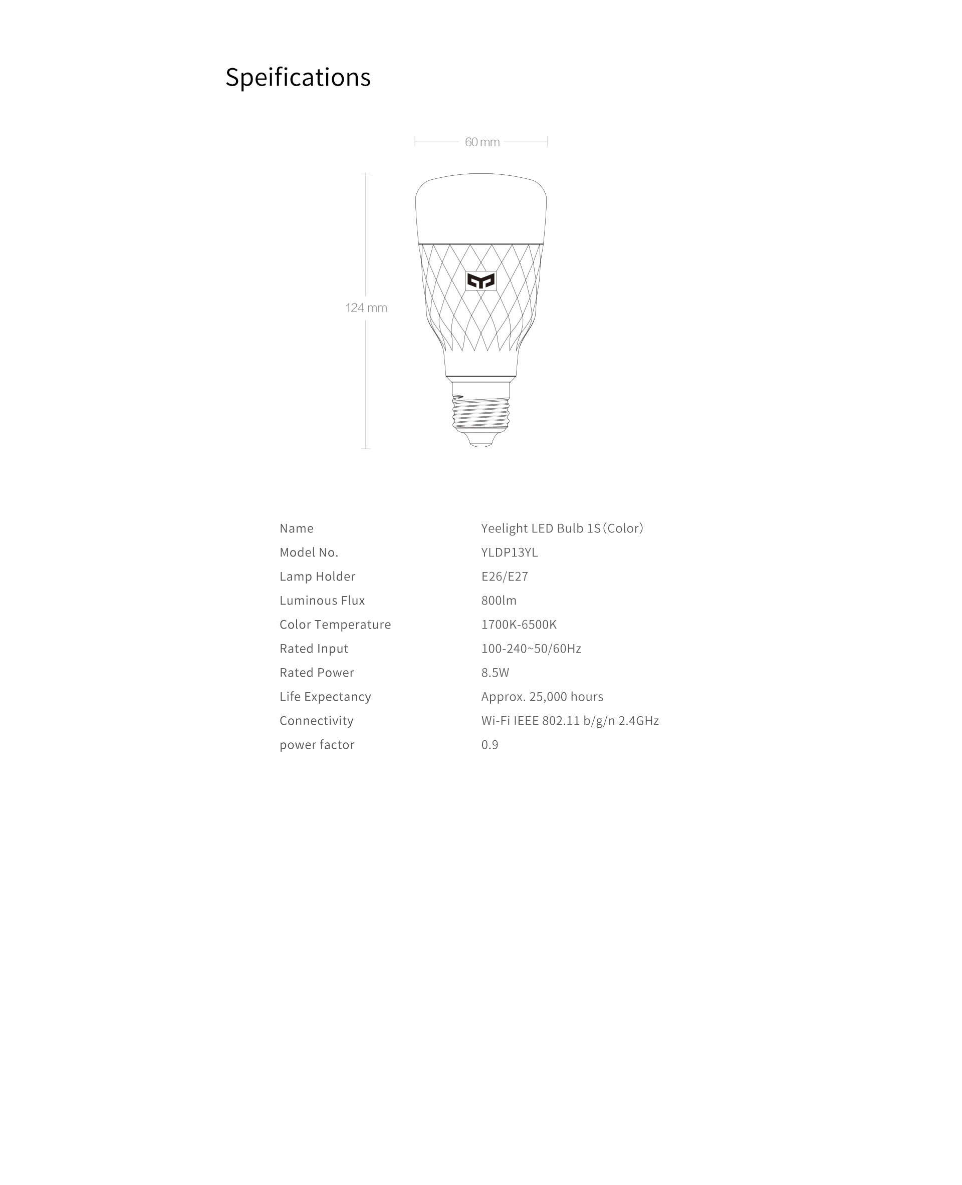Xiao Mi Smart Lamp Yeelight Smart Led Lamp 1S Kleu... – Vicedeal