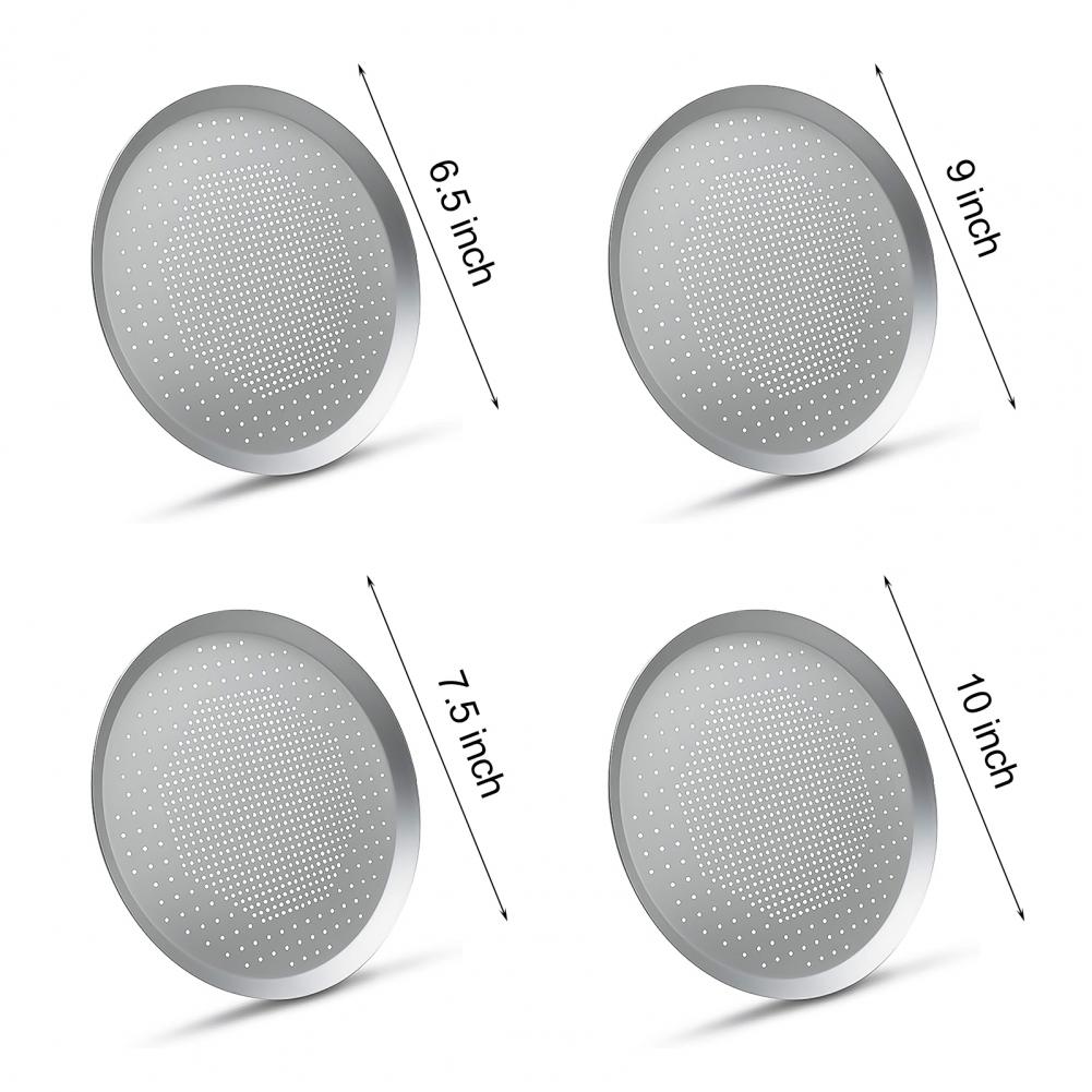 Metal Pizza Tray Nonstick Pizza Baking Pan Aluminu... – Vicedeal