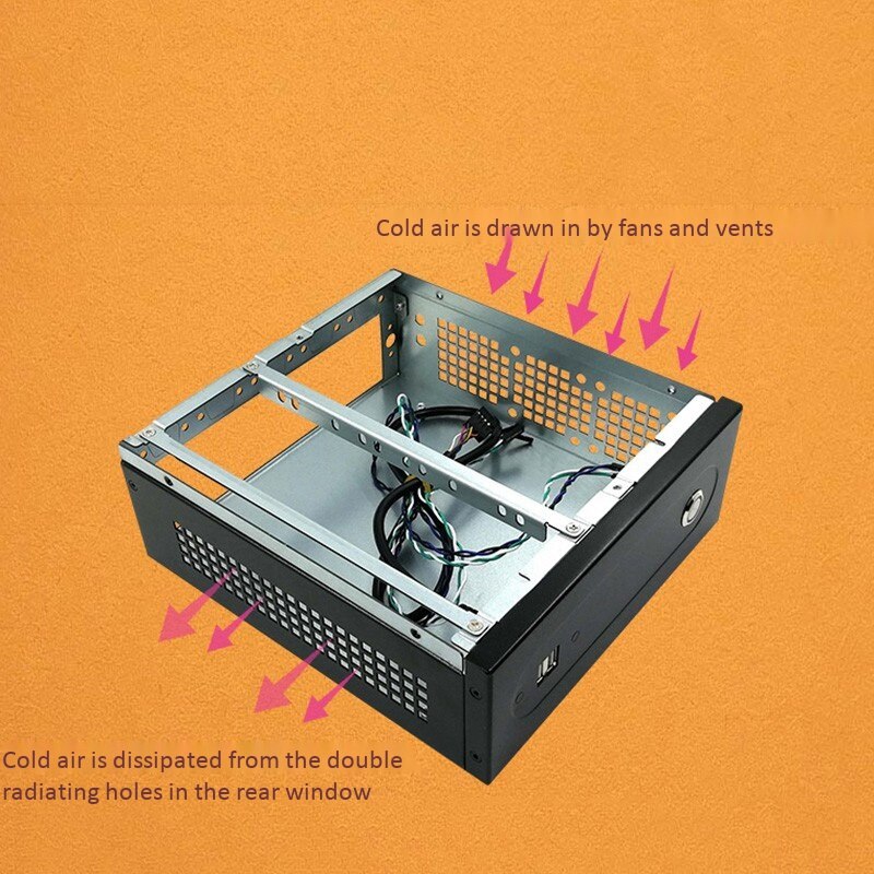 Mini Horizontal Chassis Computer Gaming Pc Desktop... – Vicedeal