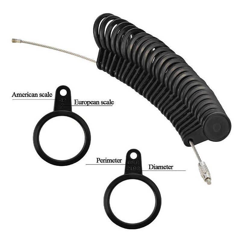 Ring Sizer Measuring Tool,Ring Mandrel and Finger ... – Grandado