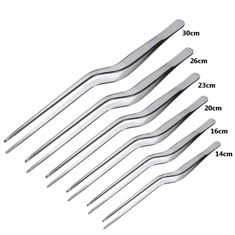 6 Choices Multiple Chef Plating Tweezer Tongs Serv... – Vicedeal