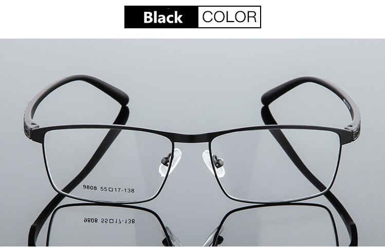 Big Alloy Glasses Frame Men Ultralight Square Myop Vicedeal