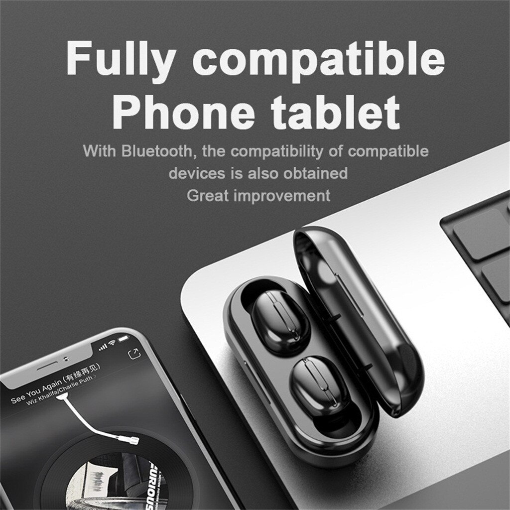 portable headset fingerprint touch Bluetooth heads... – Grandado