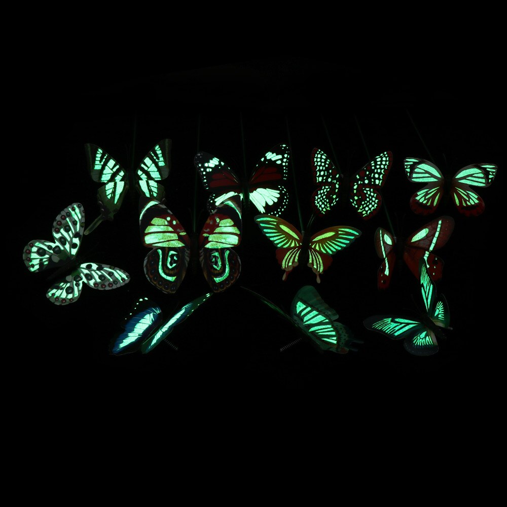 25PCS Colorful Luminous Butterflies Glow in Dark G... – Grandado