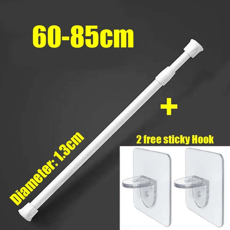 (Geen Ponsen) Sterke Lager Rvs Telescopische Staaf... – Grandado